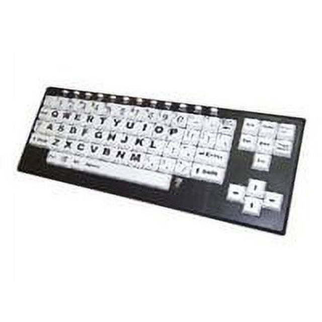 Ablenet VisionBoard Large Key Keyboard Wireless, Black Print on 1-in/2. ...