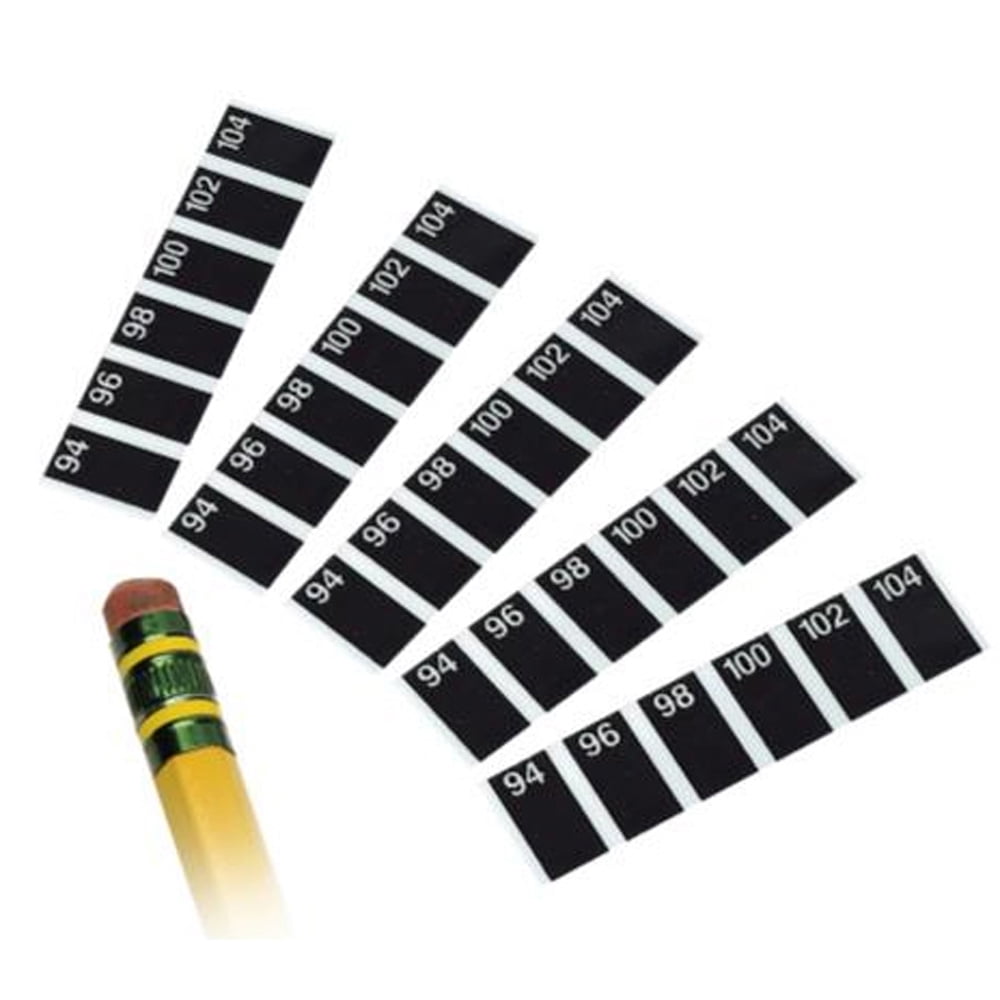 Ableware 708620000 Peel & Stick Disposable Body Thermometers-100/Pack ...