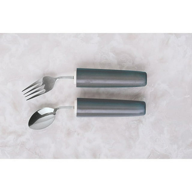 Ableware Comfort Grip Angled Fork - Right Hand Fork Eating Aids ...