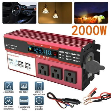 Schumacher XI41B Automotive Portable Car Battery Power Inverter with ...