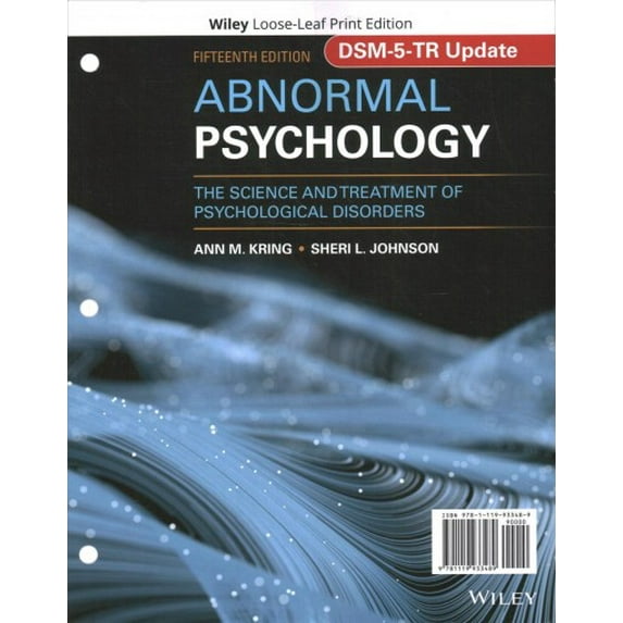 Abnormal Psychology: The Science and Treatment of Psychological ...