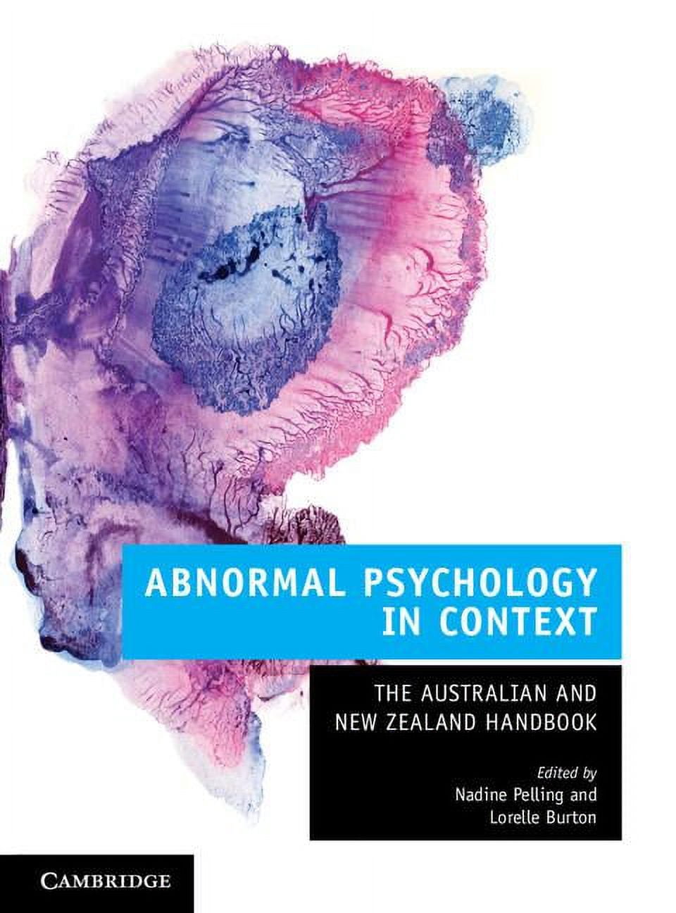 Abnormal Psychology in Context: The Australian and New Zealand Handbook ...