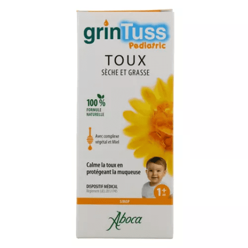 Aboca Organic Natural Remedy GRINTUSS Pediatric Syrup for Dry and ...