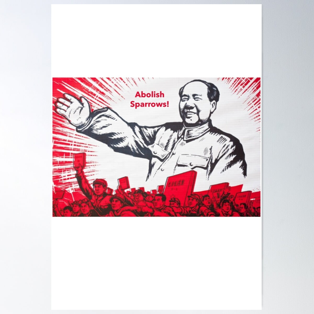 Abolish Sparrows! Poster Wall Art, Modern Wall Decor For Living Room ...