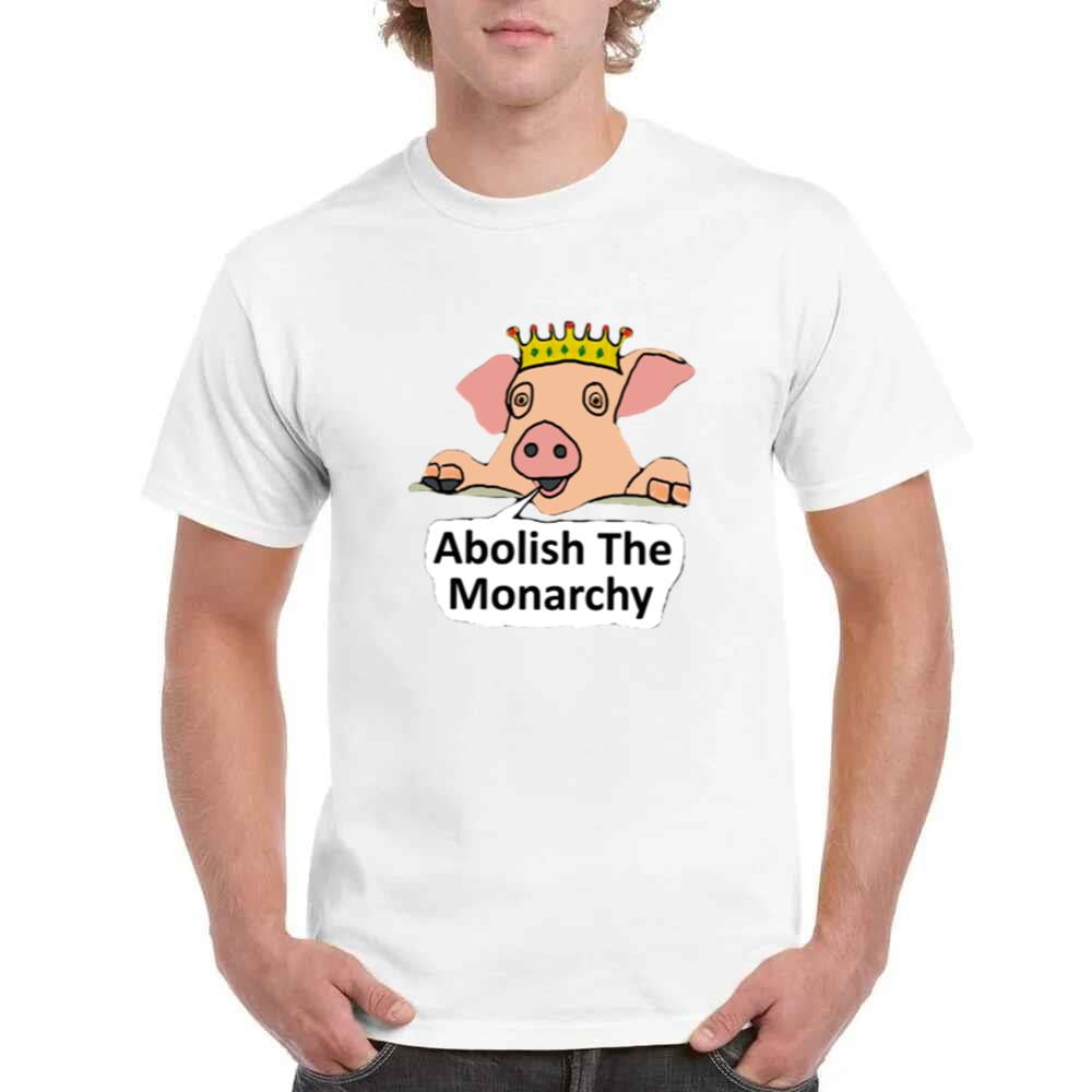 Abolish The Monarchy Political Statement Quote Graphic Unisex T-Shirt ...