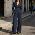Abomasnow 2 Piece Womens Suits Slim Fit Long Sleeve Single Button ...