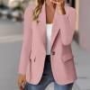 Abomasnow Blazer Jackets for Women Open Front Long Sleeve Work Office Casual Blazers with ...