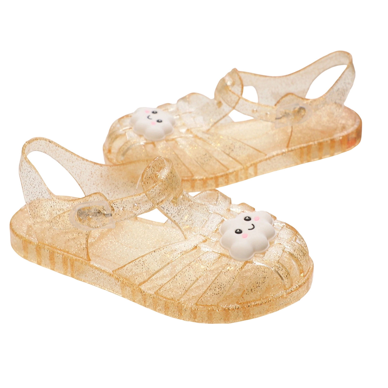 Abomasnow Boys and Girls Glitter Closed Toe Fisherman Sandals ...