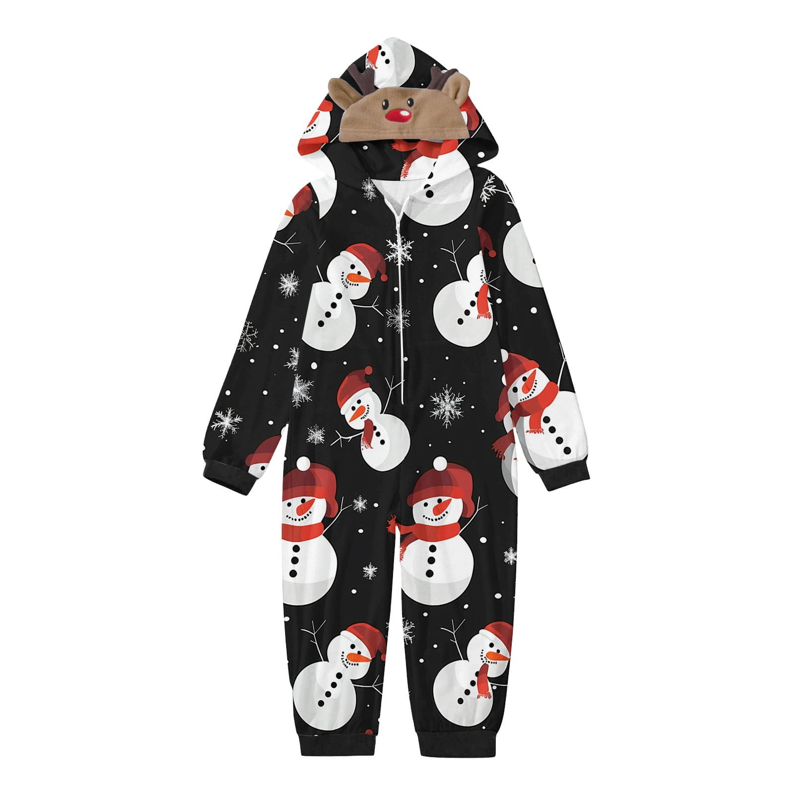 Abomasnow Family Matching Christmas Pajamas Cute Snowmen Graphic Long ...