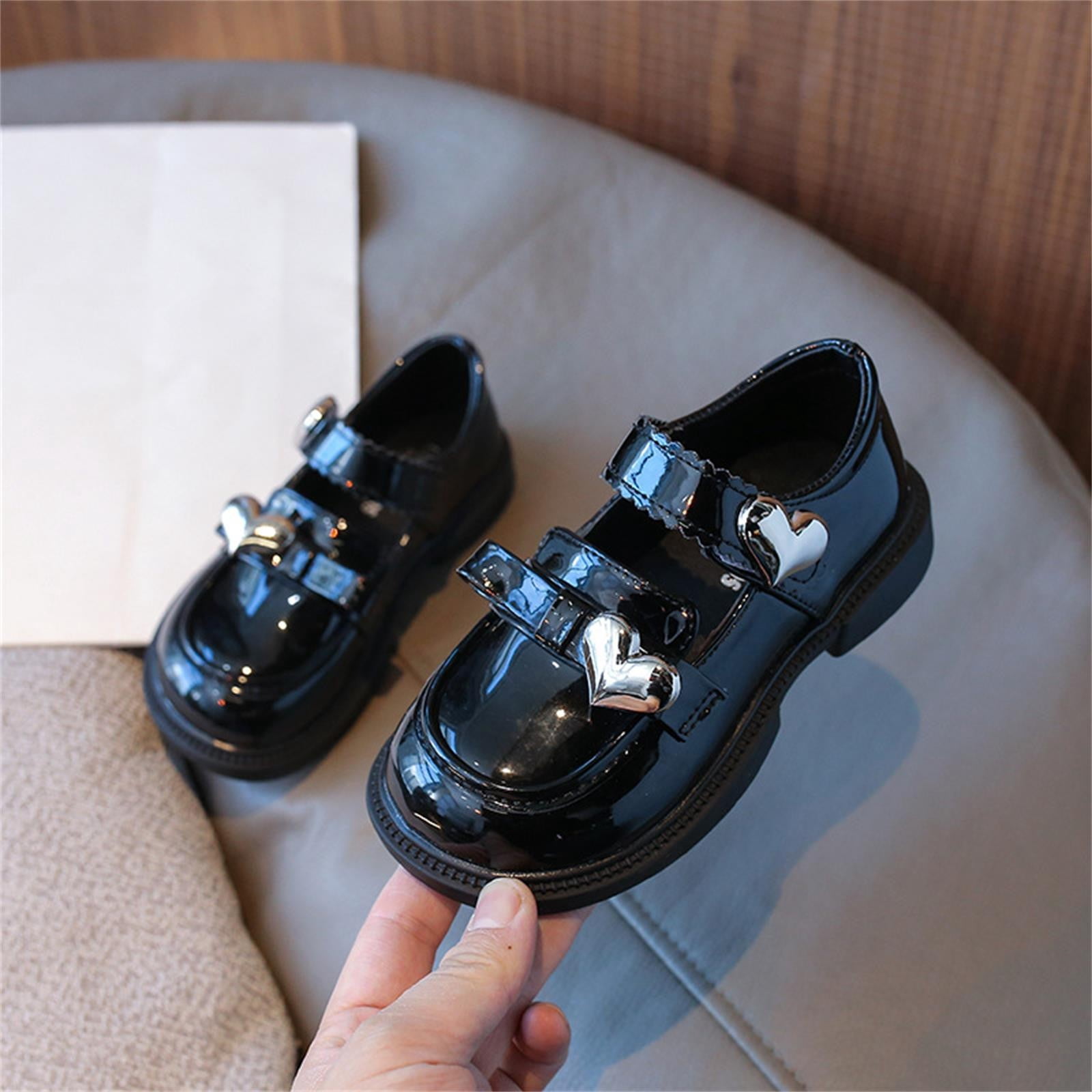 Abomasnow Girls Dress Shoes Platform Chunky Mary Janes Shoes Comfort ...