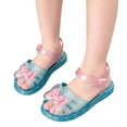 Abomasnow Girls Glitter Open Toe Sandals Sparkle Butterfly Ornament ...