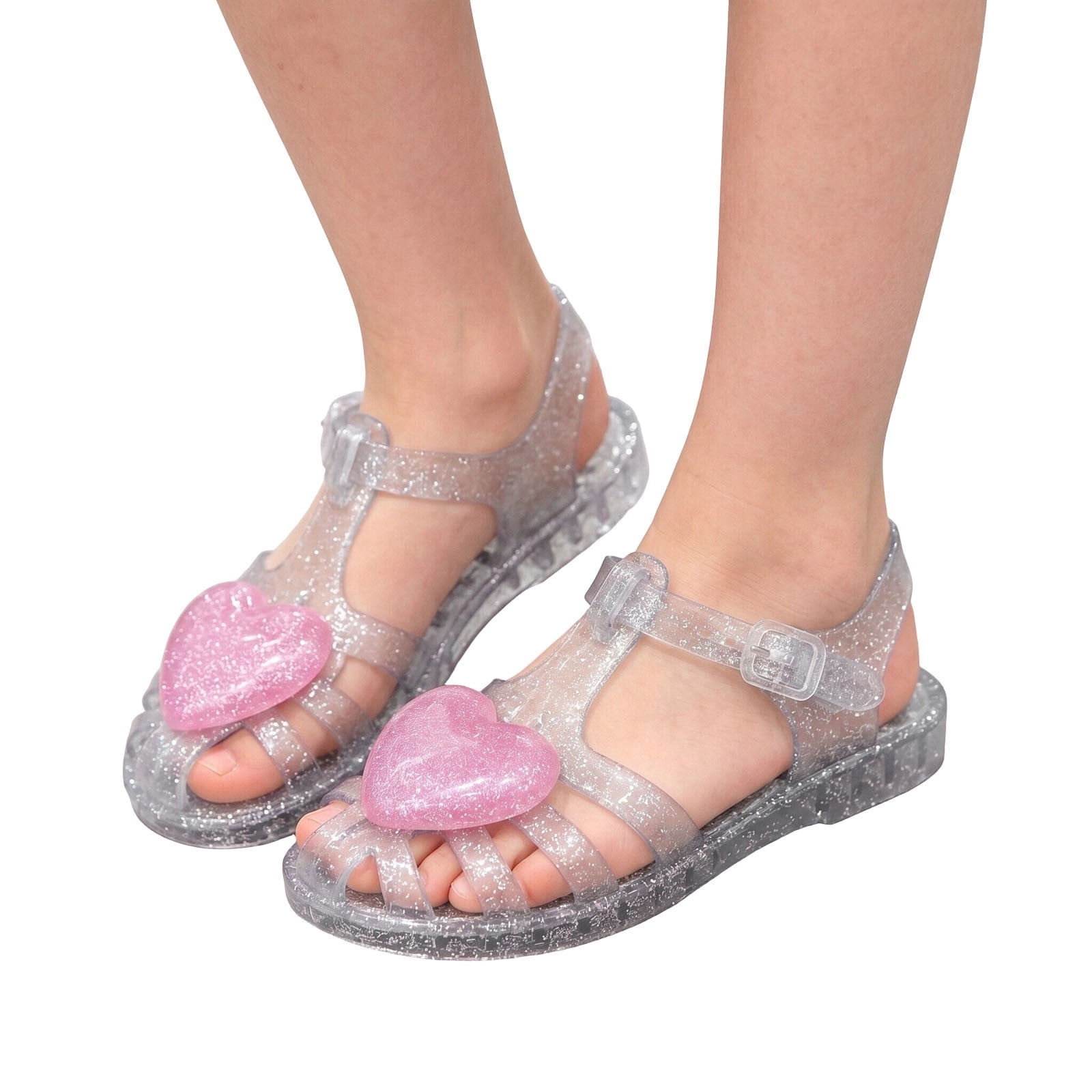 Abomasnow Girls Jelly Sandals Summer Costume Dress Shoes Fisherman ...