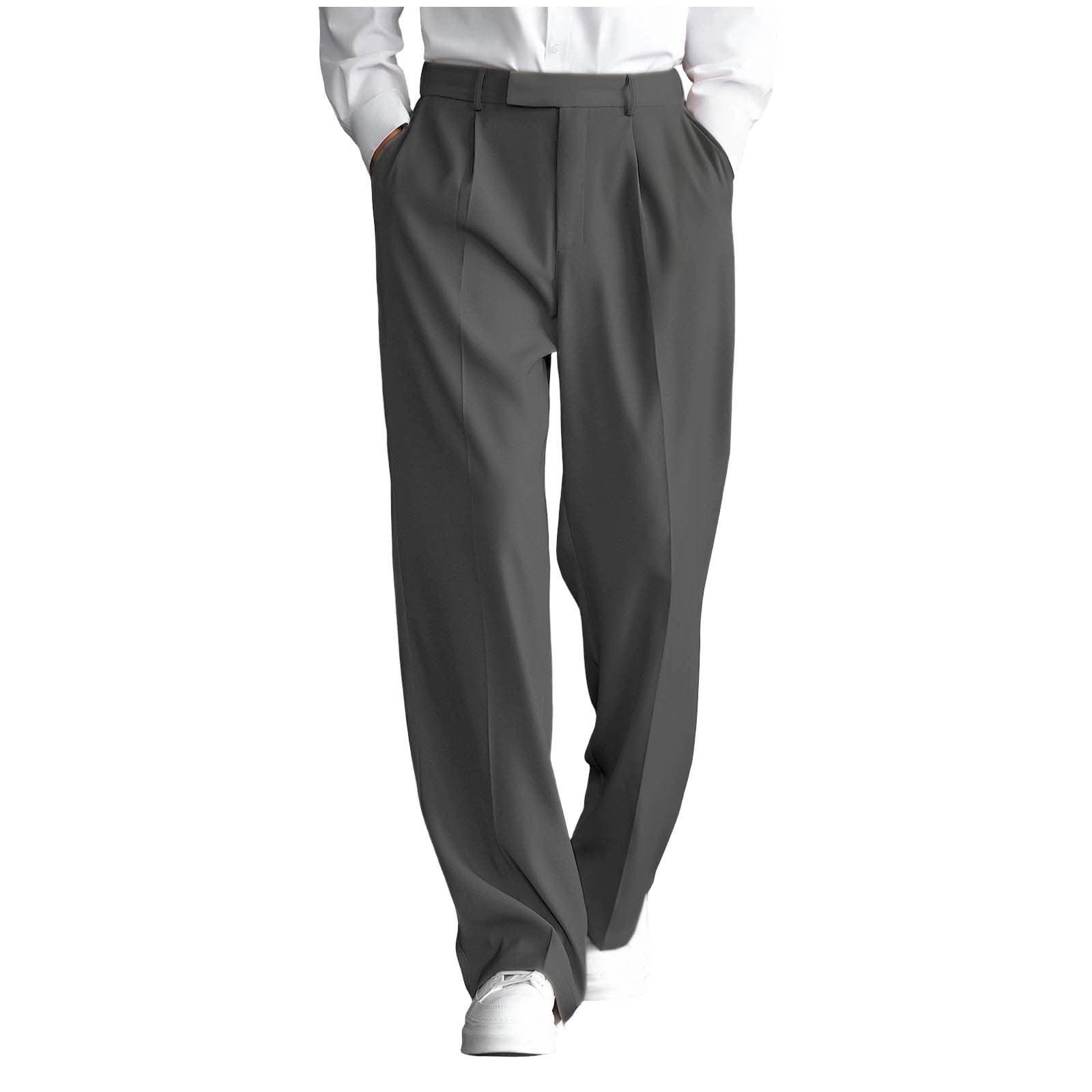 Abomasnow High Waisted Work Pants for Men Business Casual Outfits 2026 ...