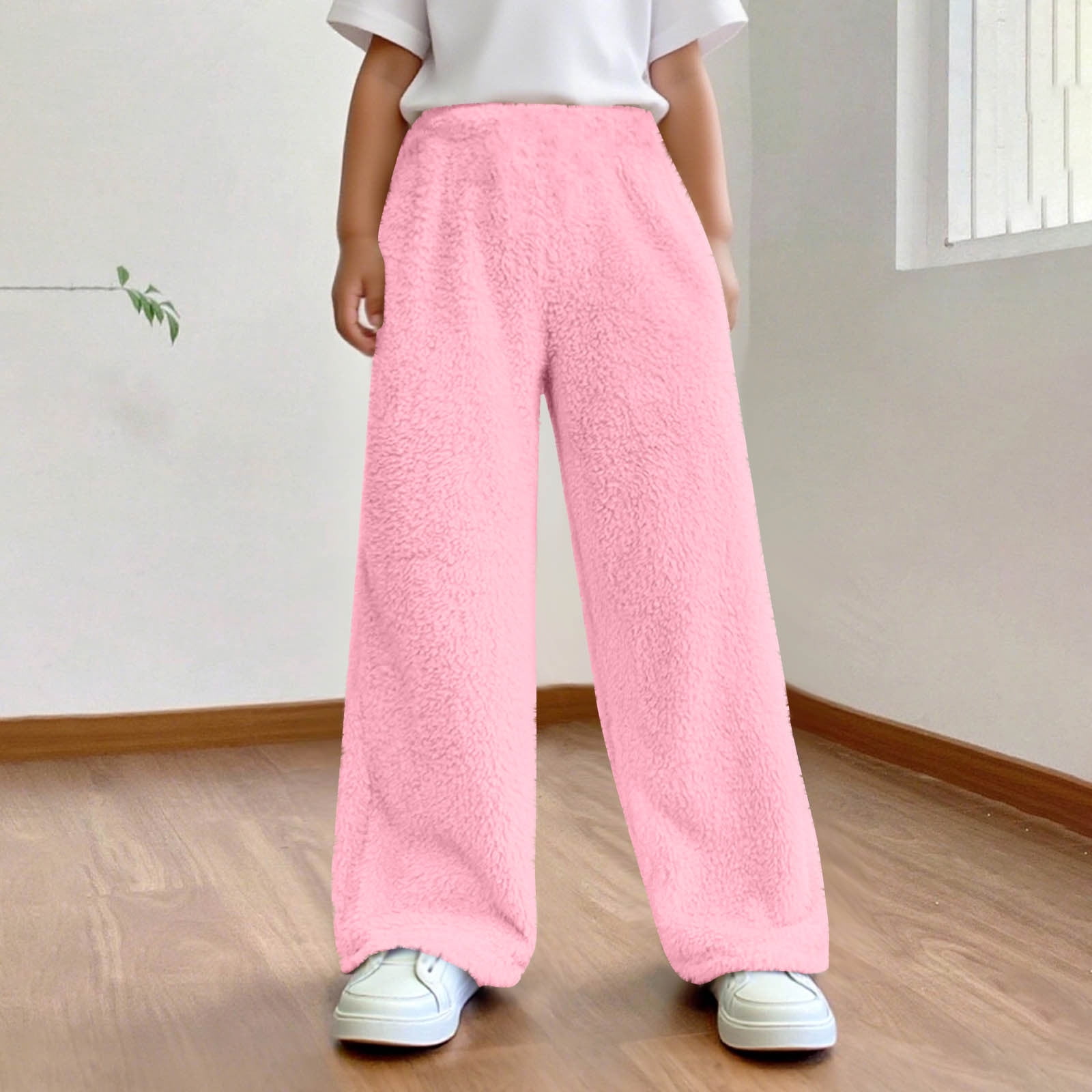 Abomasnow Kid Gril's Fuzzy Plush Pajama Pants Toddler Boy Fleece Sherpa ...