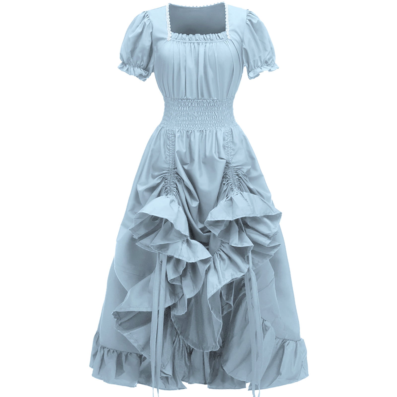 Abomasnow Medieval Renaissance Dress for Women Gothic Witch Corset ...