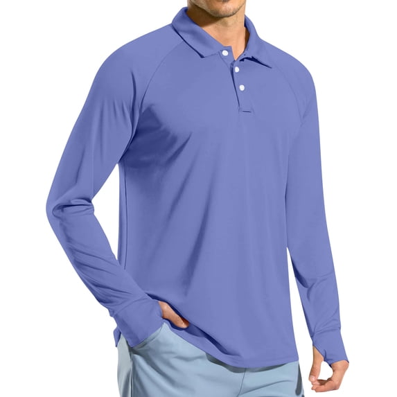 Abomasnow Men's Big and Tall Sun Protection Shirts UPF 50+ Quarter ...