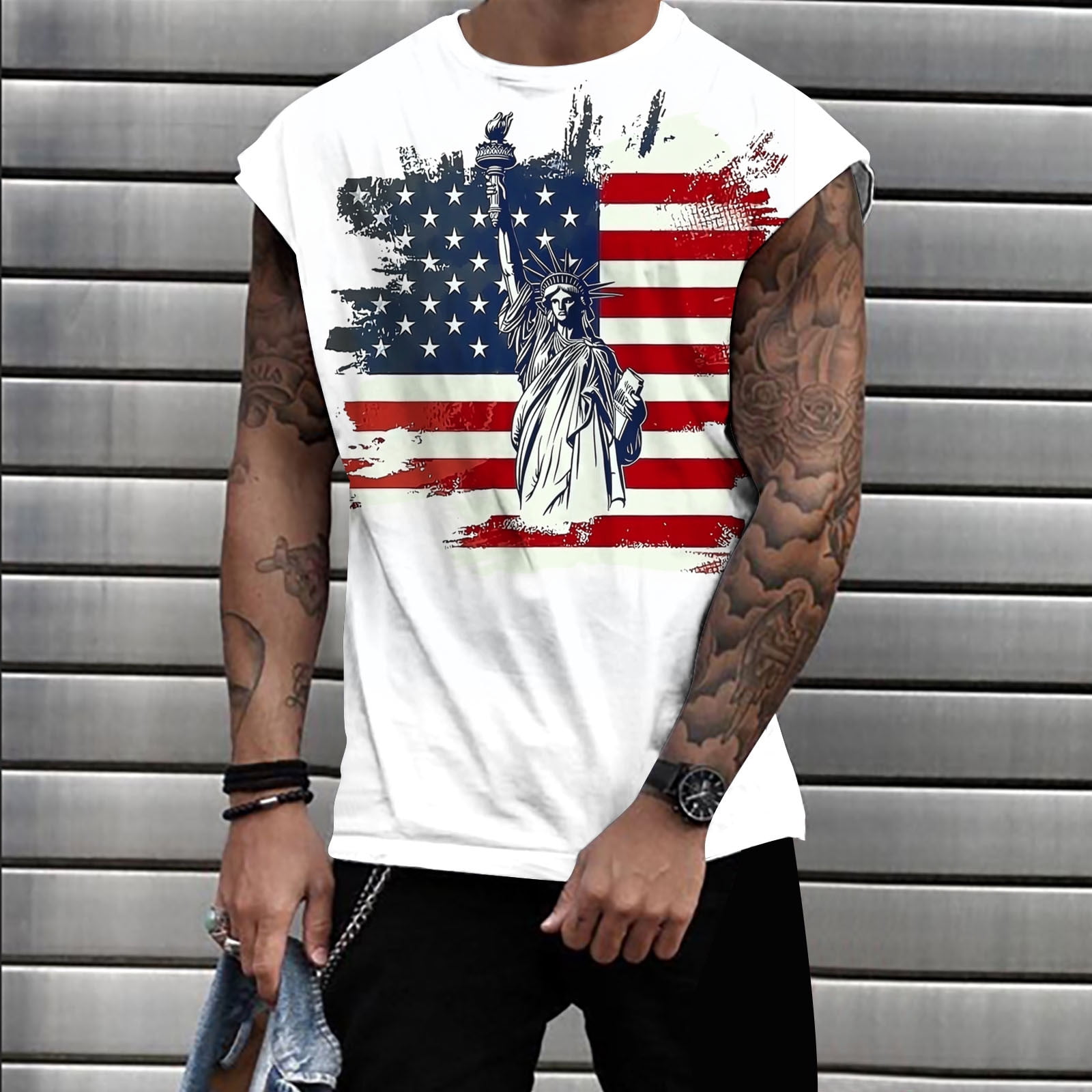 Abomasnow Men's Workout Tank Tops Sleeveless Gym Cut Off Tee ...