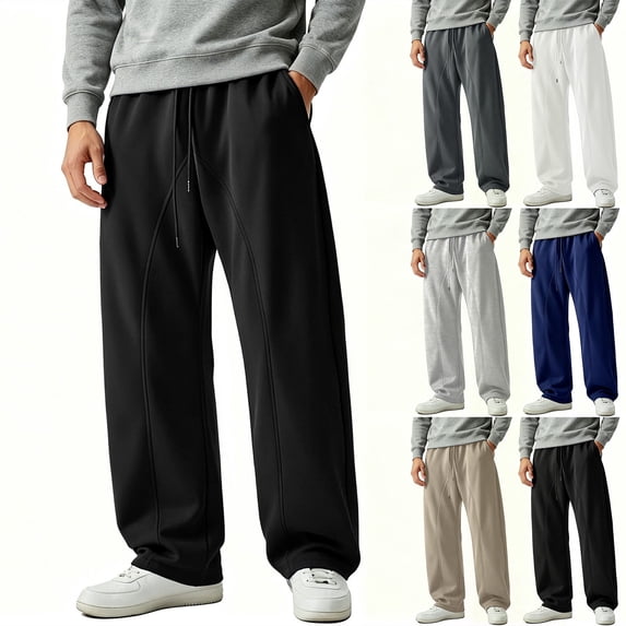 Abomasnow Mens Big and Tall Sweatpants Elastic High Waist Drawstring ...