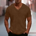 Abomasnow Mens Shirts Slim Fit Short Sleeve V Neck Muscle Shirts Casual ...