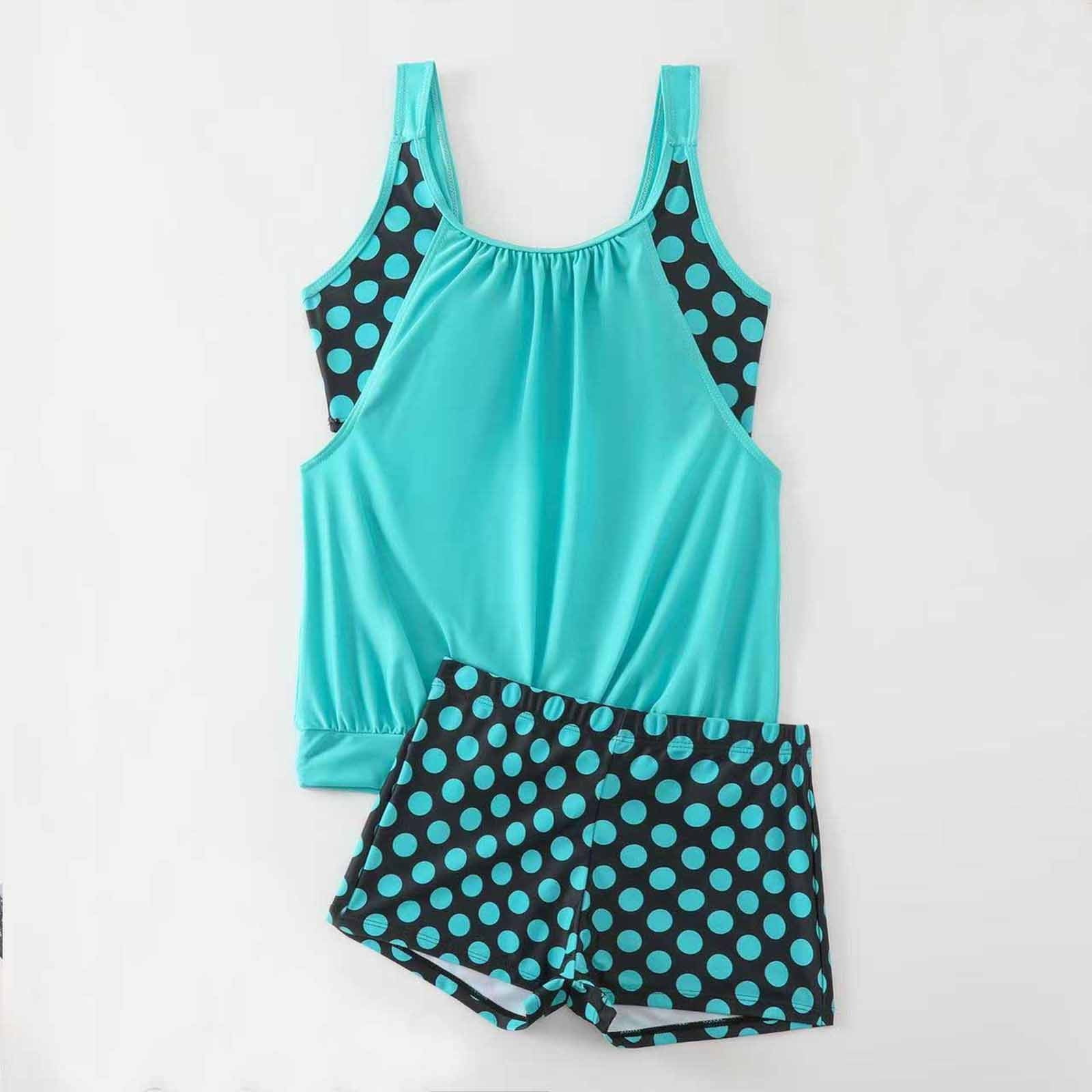 Abomasnow Plus Size Tankini Swimsuits for Women Two Piece Tummy Control ...