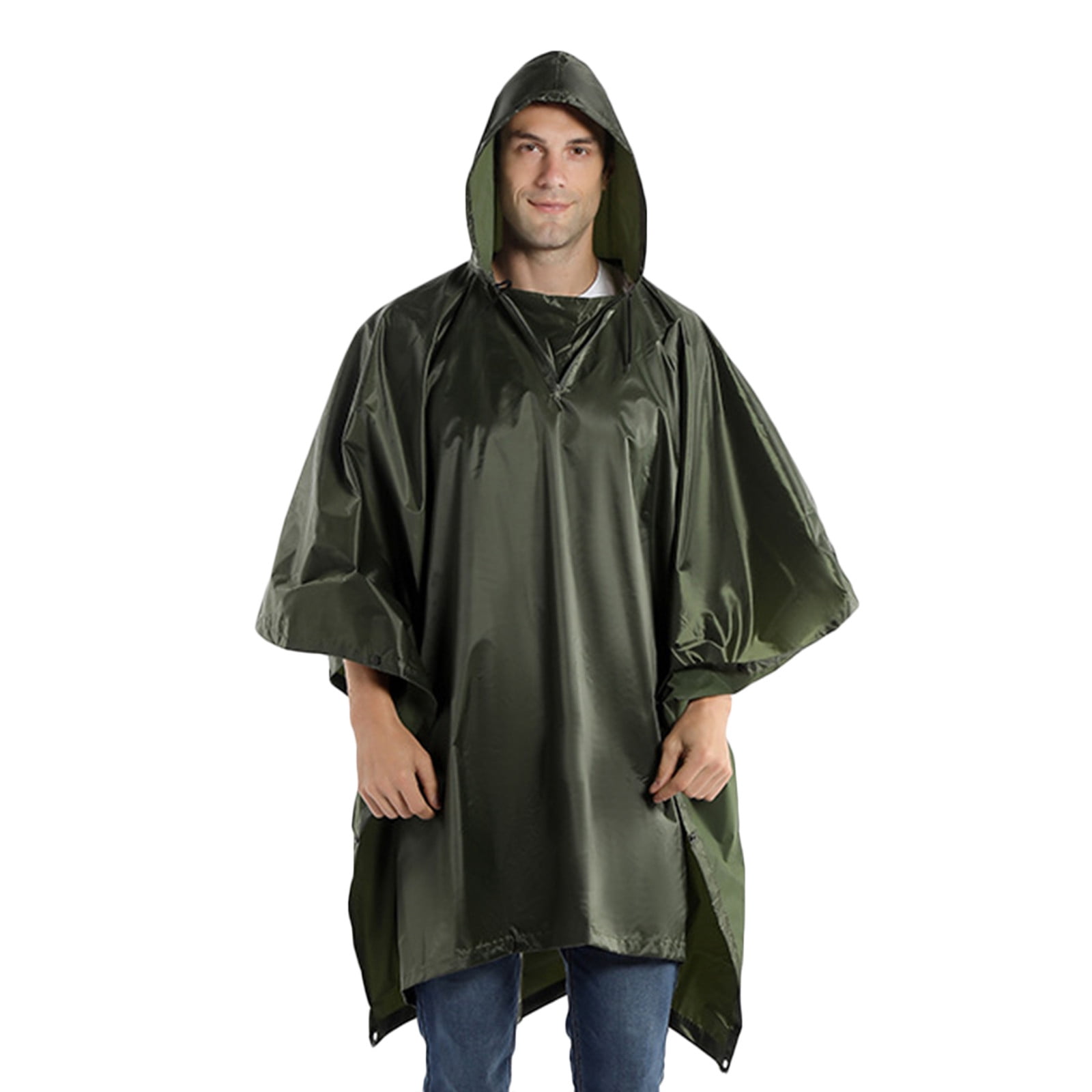 Abomasnow Rain Ponchos For Adults Lightweight Waterproof Raincoat ...