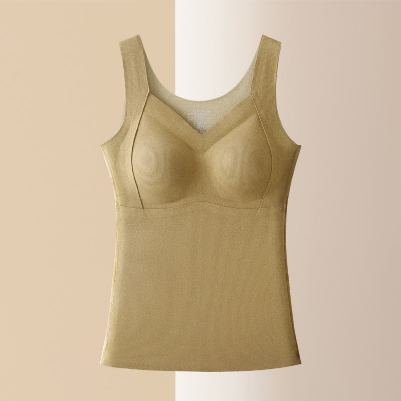Abomasnow Thickened Warm Tank Top with Shelf Bra, Women's Thermal Tank ...