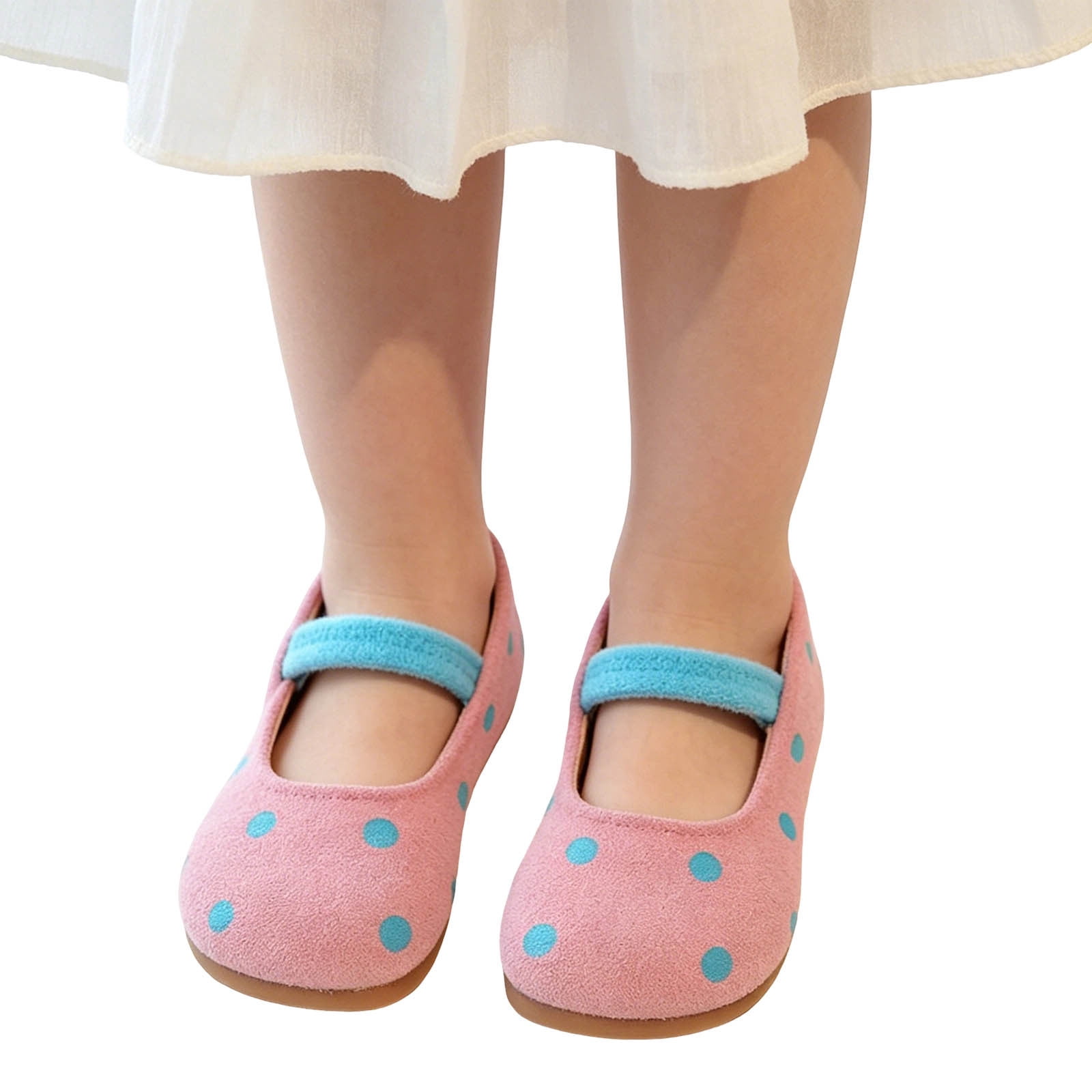 Abomasnow Toddler Girls Dress Shoes Soft Sole Non Slip Mary Jane Shoes ...
