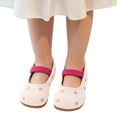 Abomasnow Toddler Girls Dress Shoes Soft Sole Non Slip Mary Jane Shoes ...
