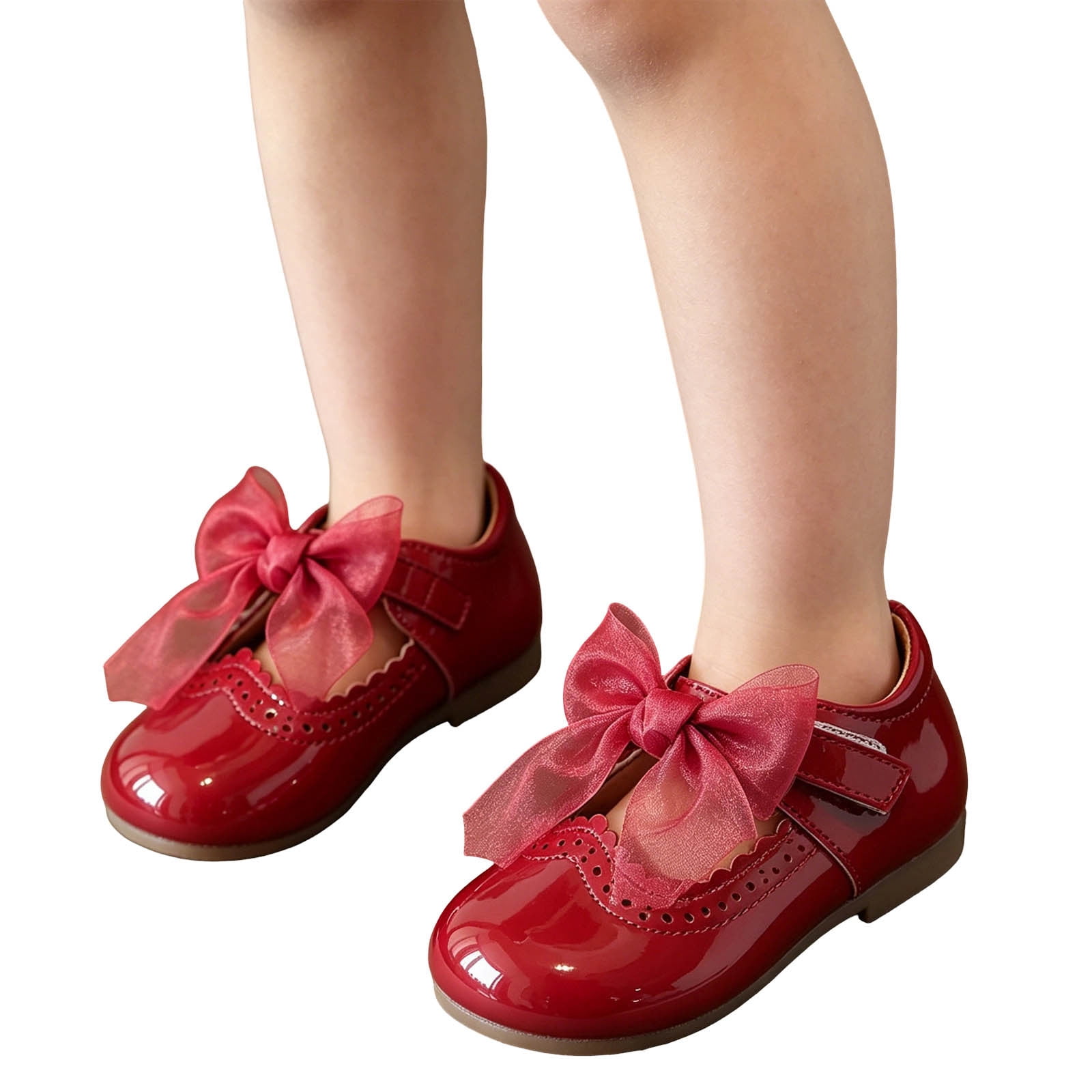 Abomasnow Toddler Girls Mary Jane Dress Shoes Soft Sole Non Slip ...
