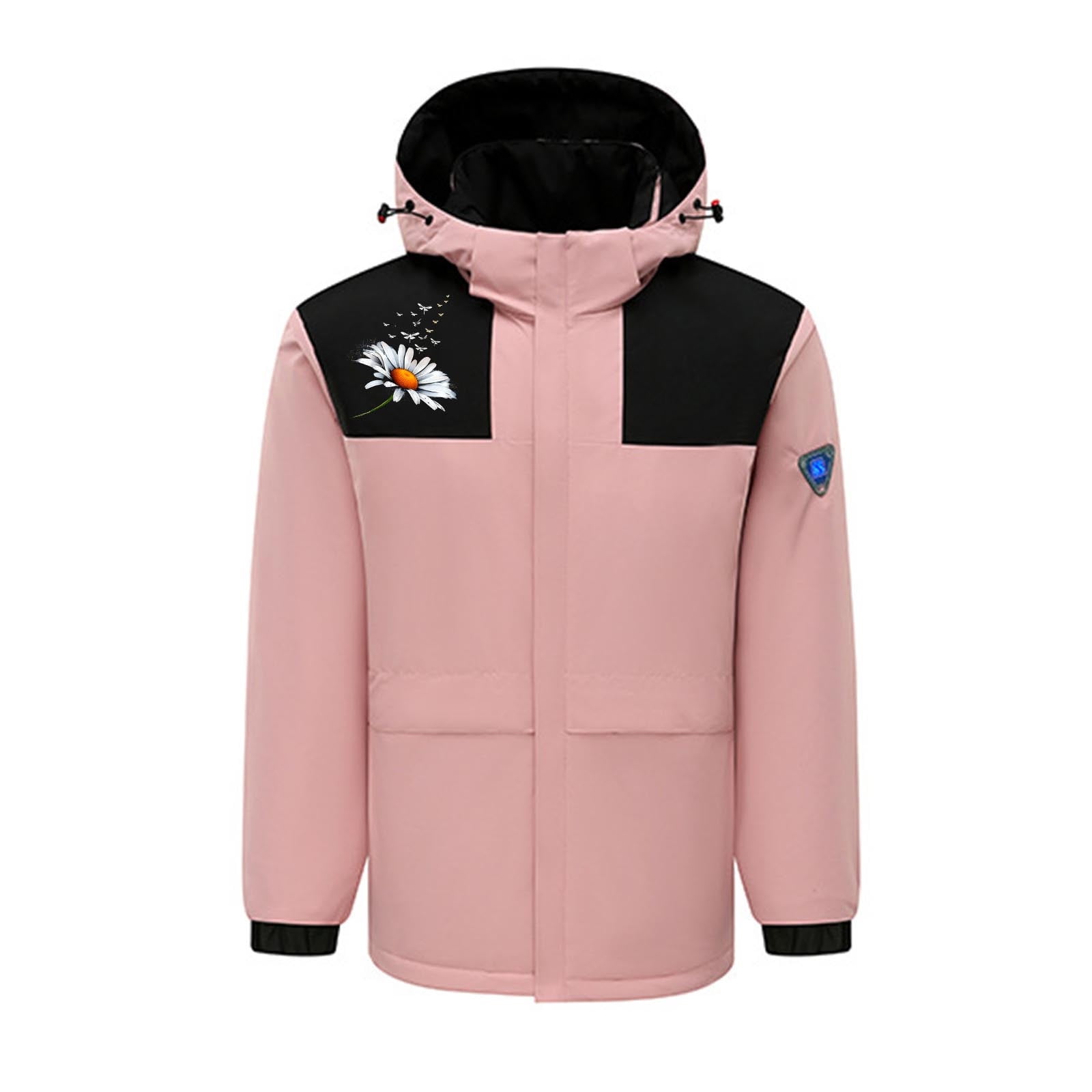 TMOYZQ Unisex Electric Heated Jacket Winter Warm Ski Jackets Windproof ...