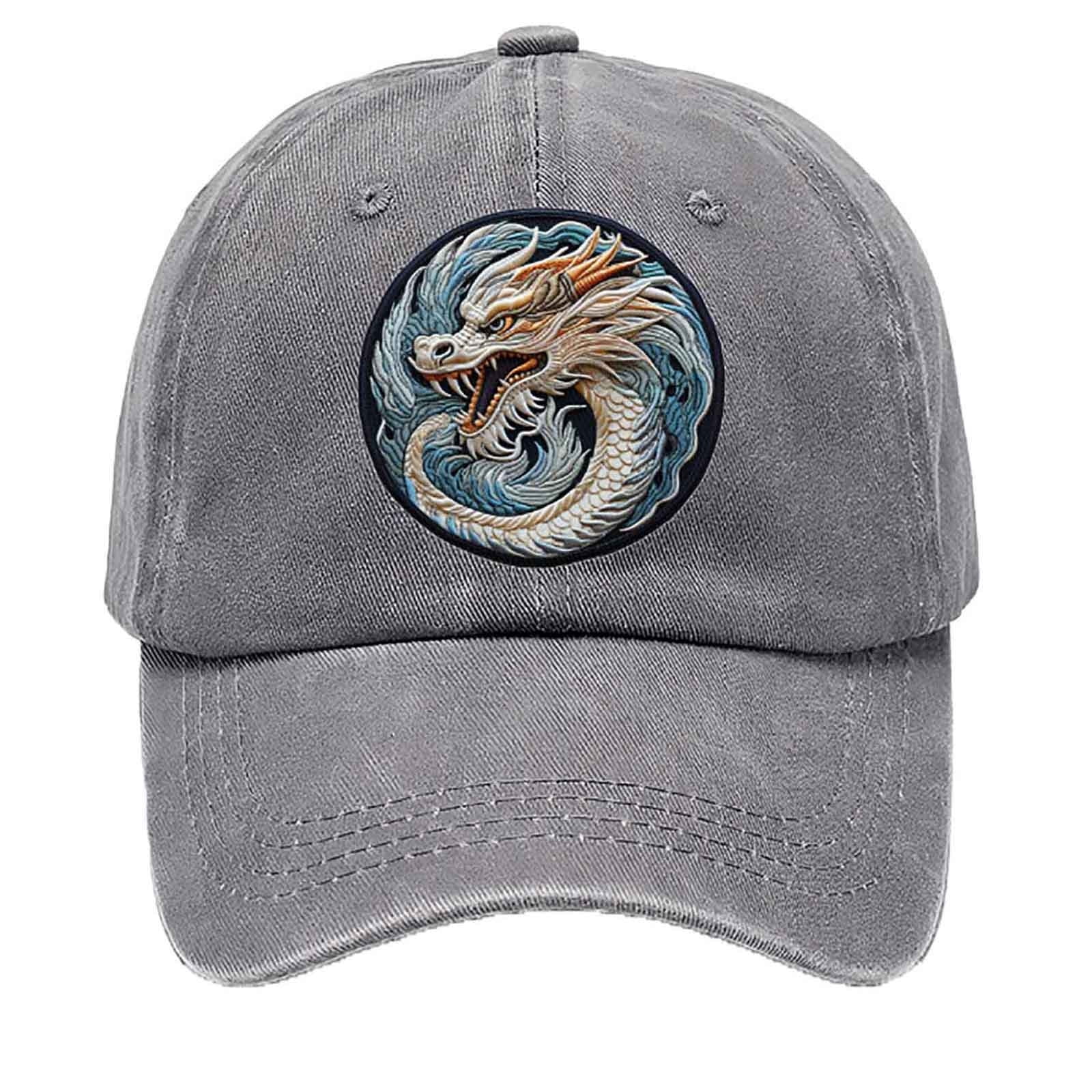 Abomasnow Unisex Vintage Washed Cotton Hats Men Women Classic Animal ...