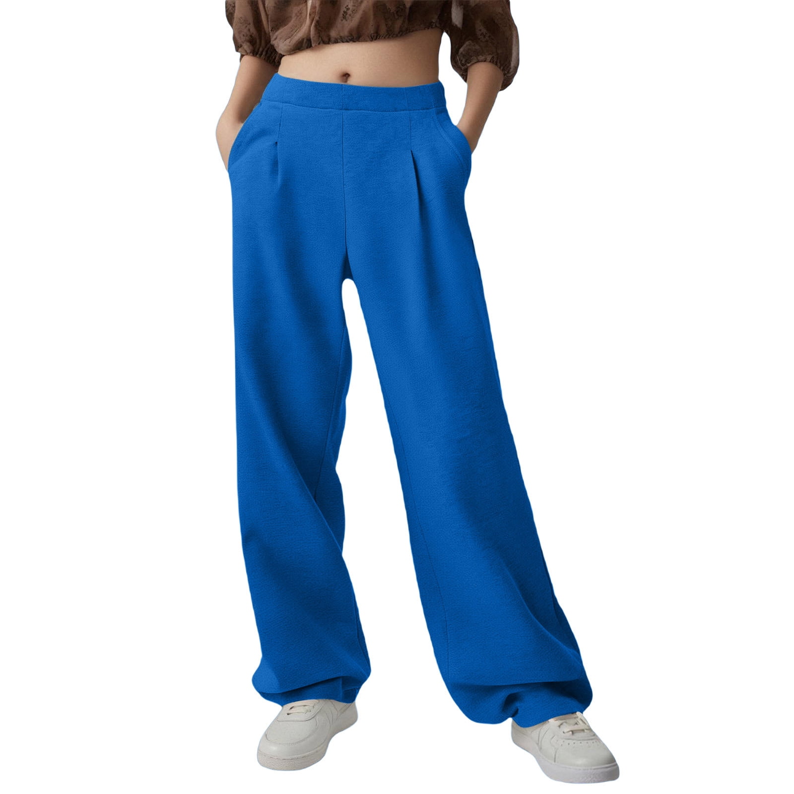 Abomasnow Wide Leg Sweatpants for Women 2025 Trendy High Waisted Tummy ...