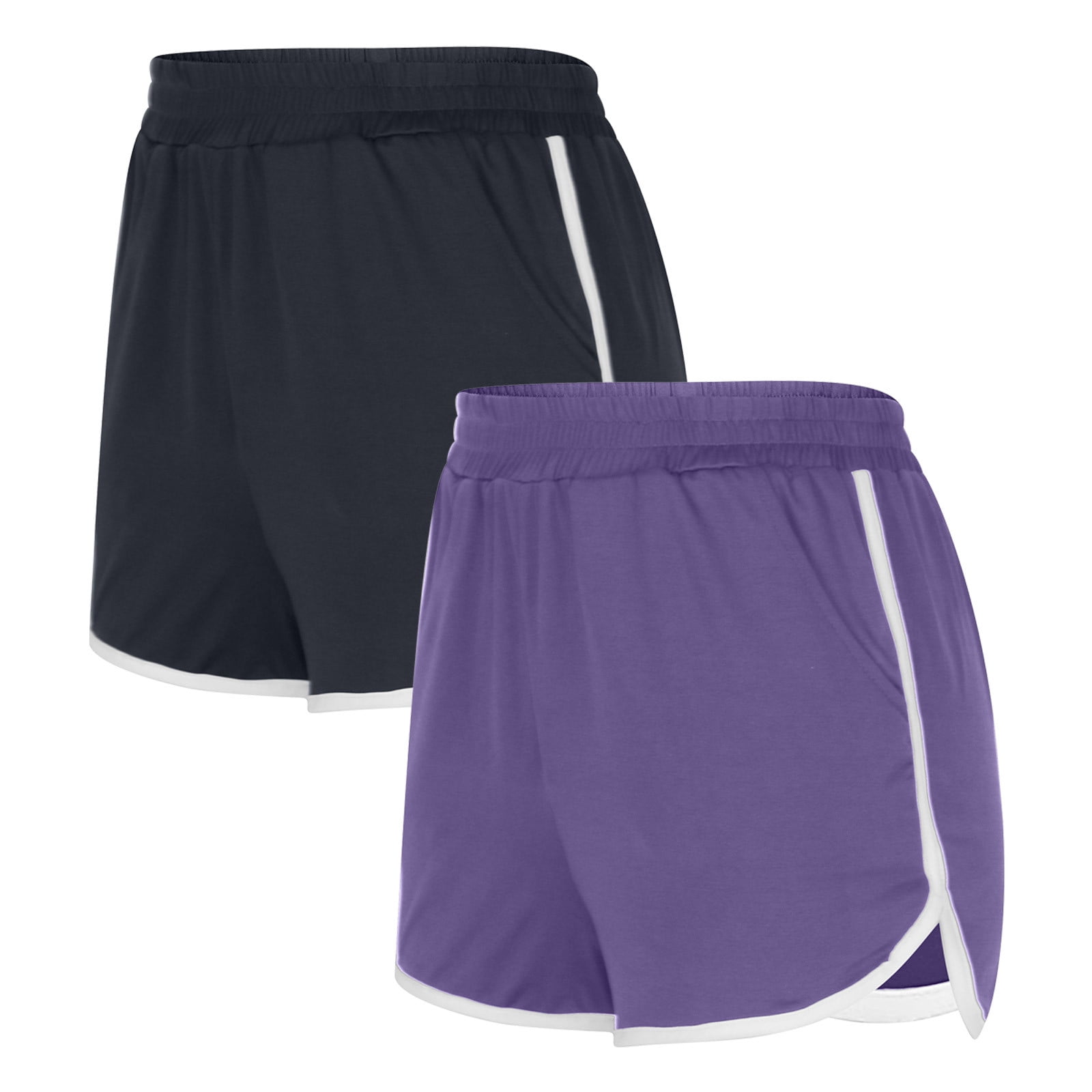 Abomasnow Women's 2 Piece Booty Shorts Clearance Summer Elastic Waisted ...