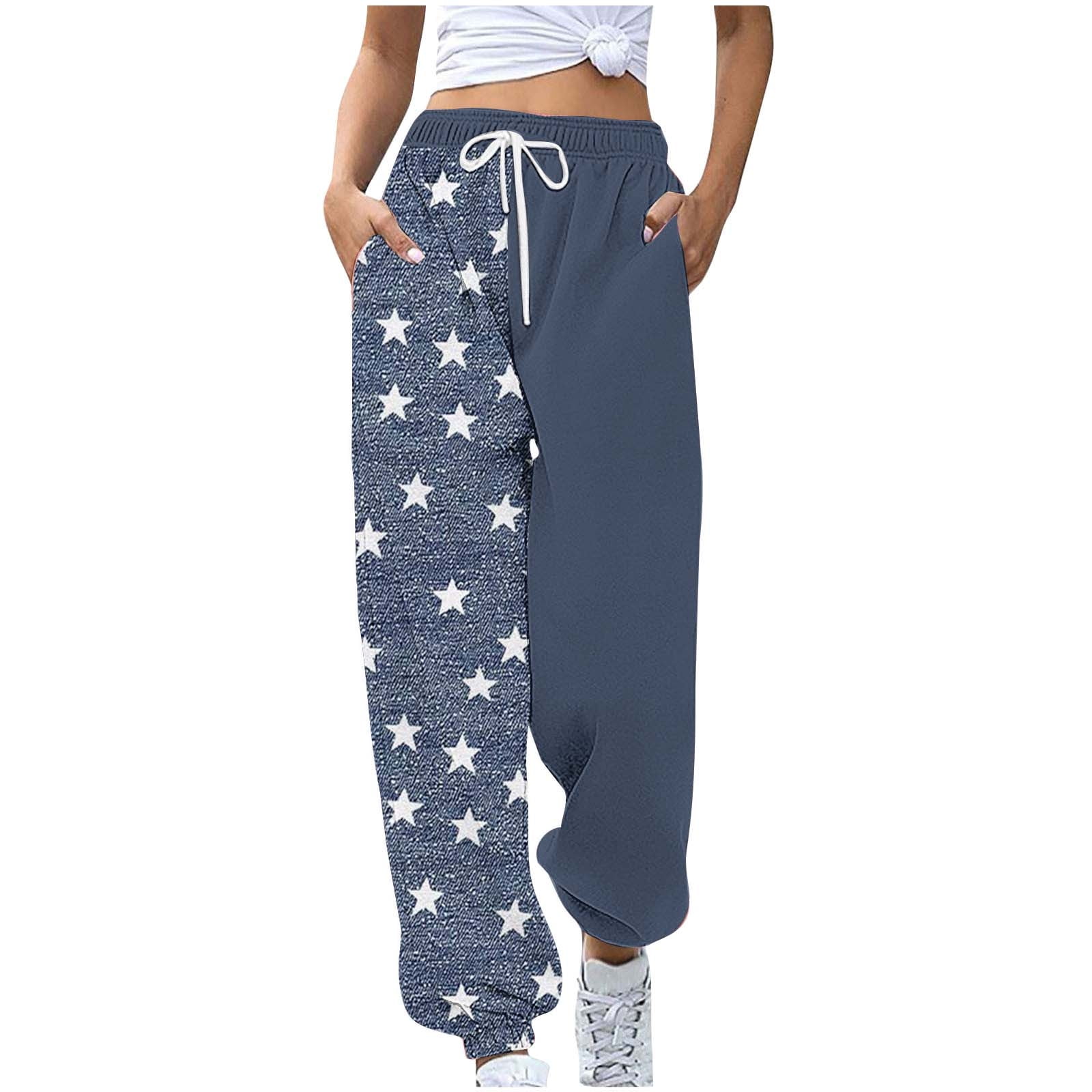 Abomasnow Women's Floral Graphic Sweatpants Casual Drawstring High ...