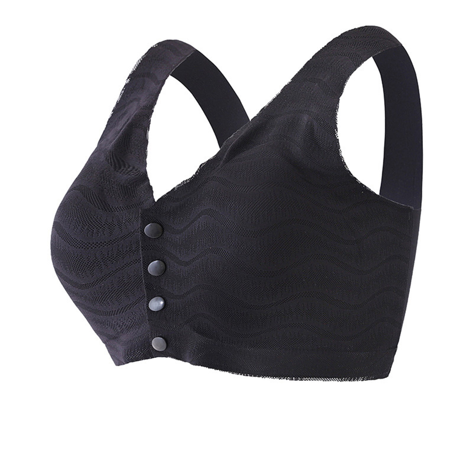 Abomasnow Women's Front Button Bra Underwire Cami Lace Comfort Wireless ...