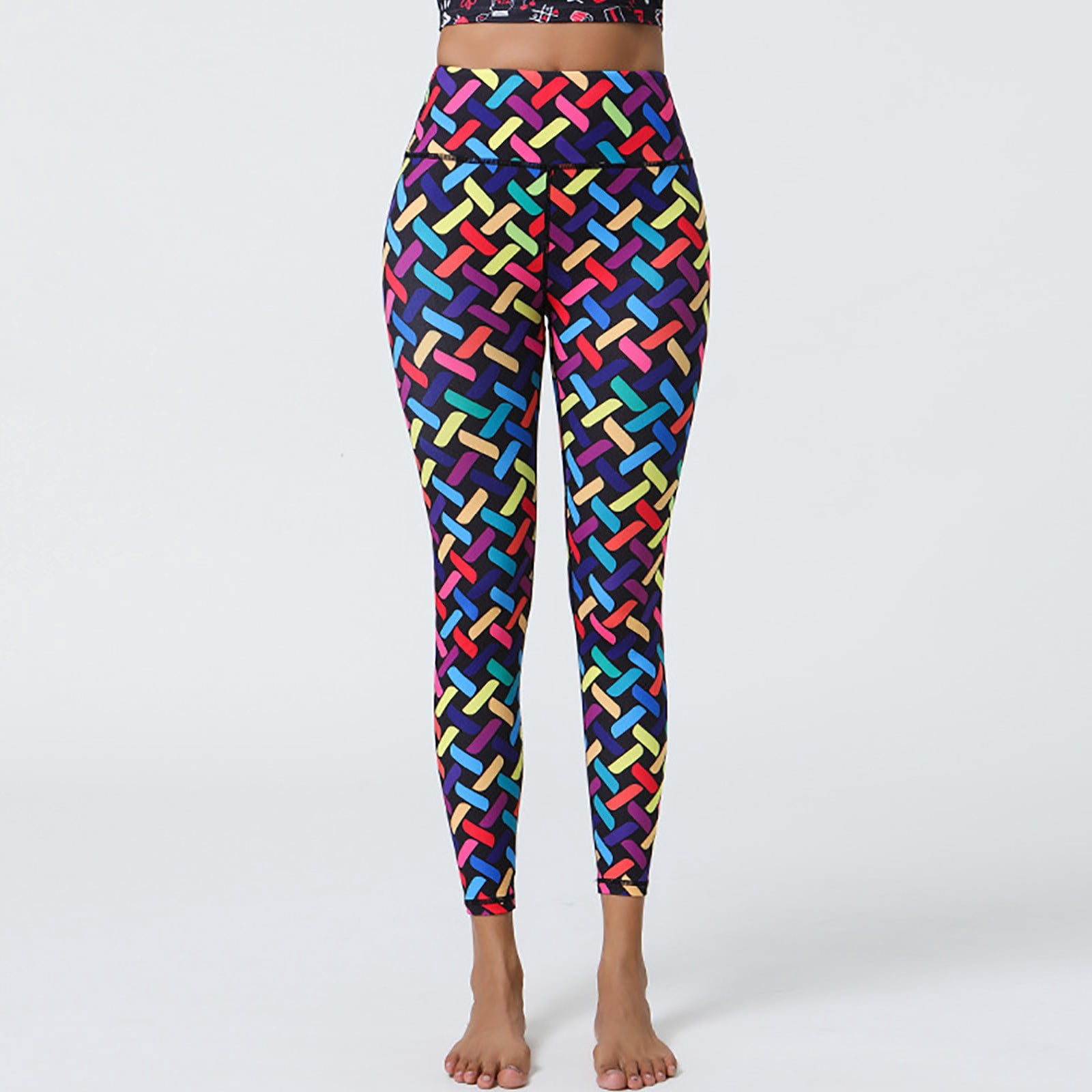 Abomasnow Women's High Waisted Yoga Capri Pants Non See Sheer Workout ...