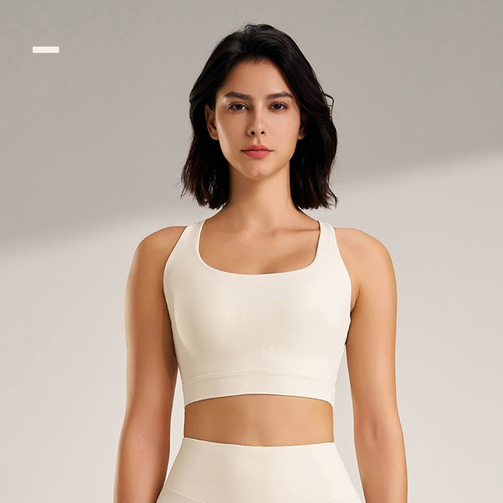 Abomasnow Women's Seamless Sport Bras Comfy Crossback Full-Coverage Crop Tops Breathable ...