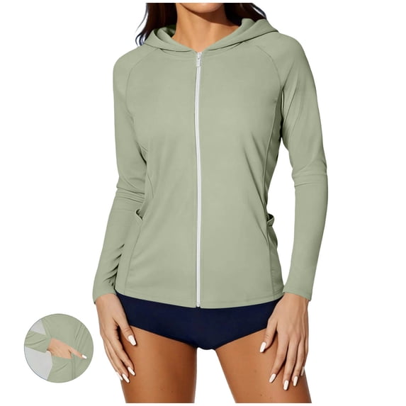 Abomasnow Women's UPF 50+ UV Sun Protection Jackets Full Zip Long ...