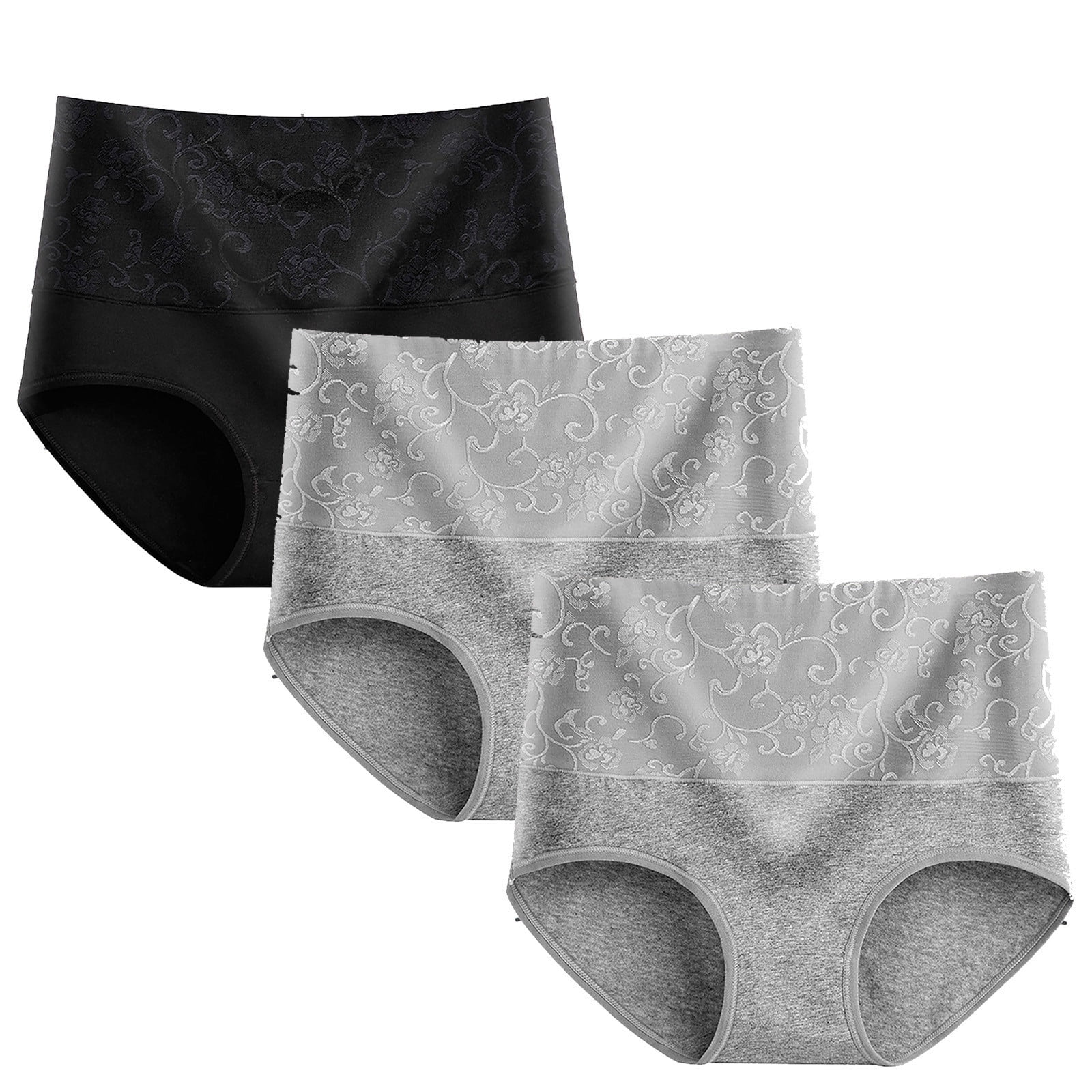Abomasnow Womens Underwear Cotton High Waist Tummy Control Panties