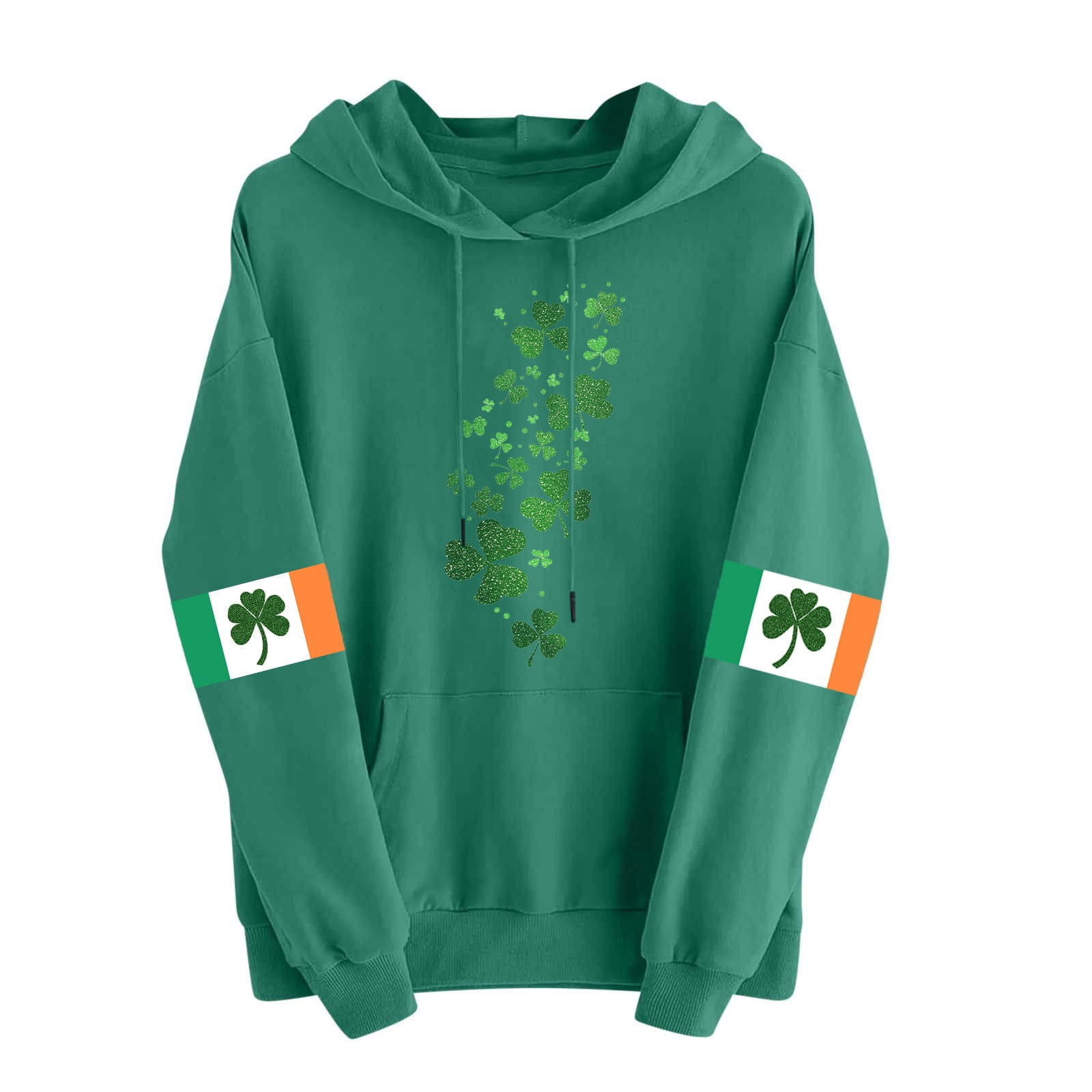 Abomasnow Womens St Patrick's Day Hoodies Funny Irish Shamrock Graphic ...