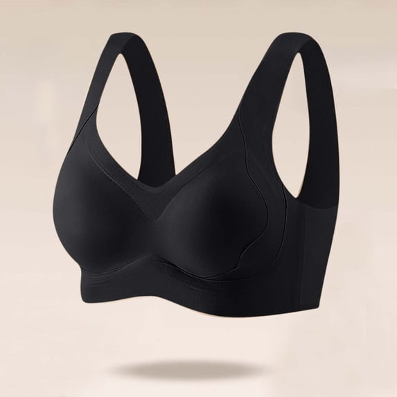 Abomasnow Womens Wireless Jelly Bra Plus Size Seamless Push Up ...