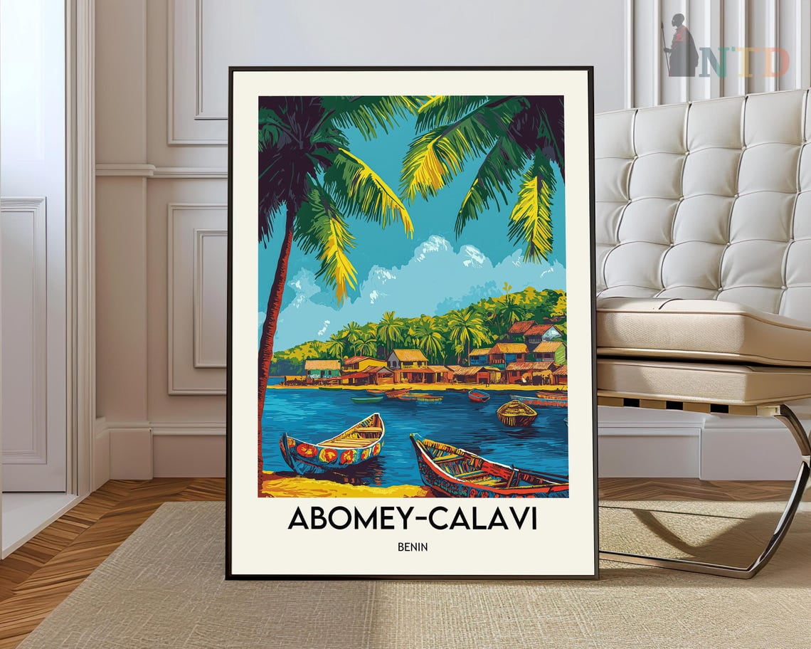 Abomey-Calavi Print, Abomey-Calaviabomey-Calavi Poster, Abomey-Calavi ...