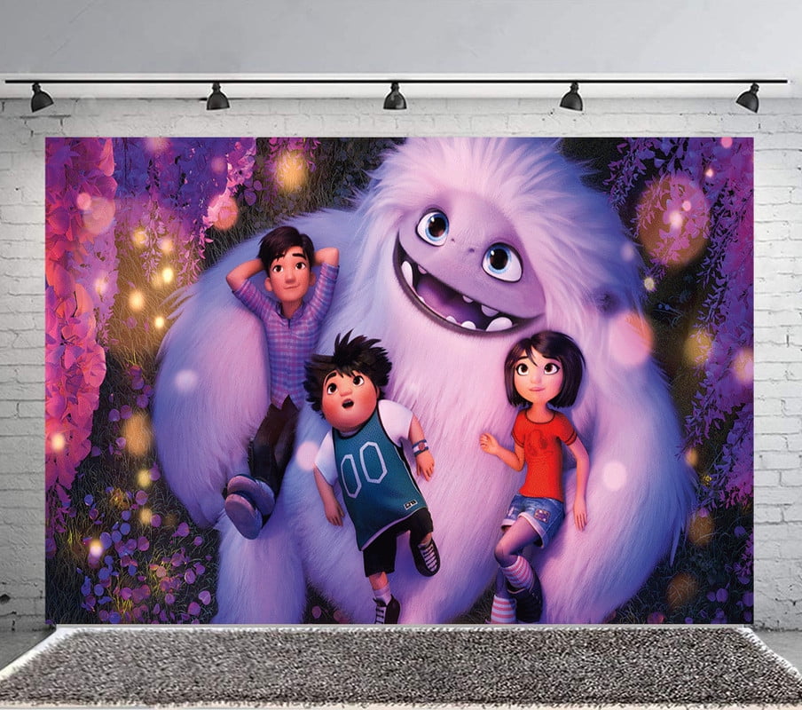 Abominable Backdrop Banner Party Supplies Poster Movie Theme Background ...