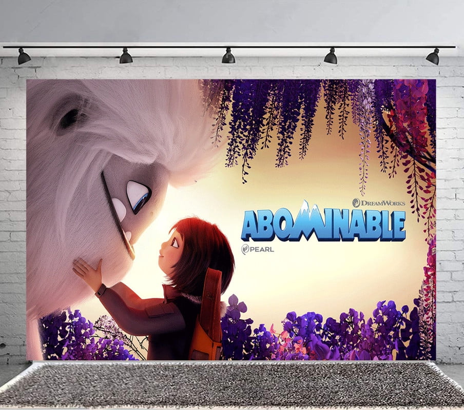 Abominable Backdrop Banner Party Supplies Poster Movie Theme Background ...