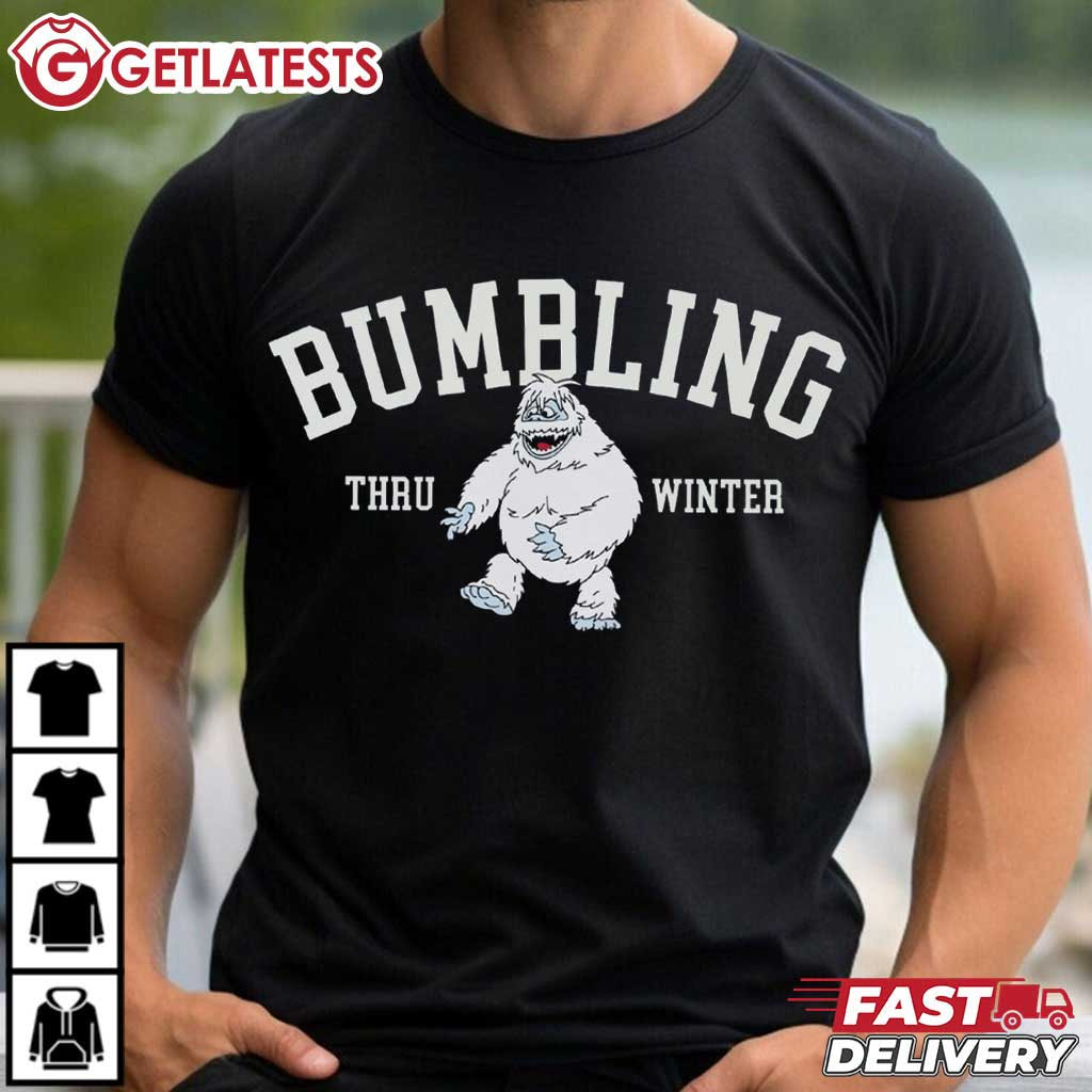 Abominable Snowman Bumbling Through Winter Christmas T-Shirt - Walmart.com