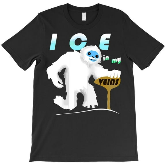 Abominable Snowman Ice In My Veins Funny Holiday Graphic H8297 Unisex T ...