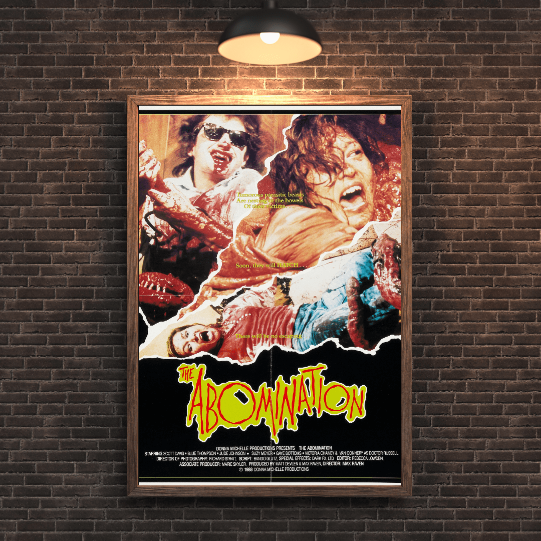 Abomination (1986) Movie Poster - Vintage Horror Cult Classic ...