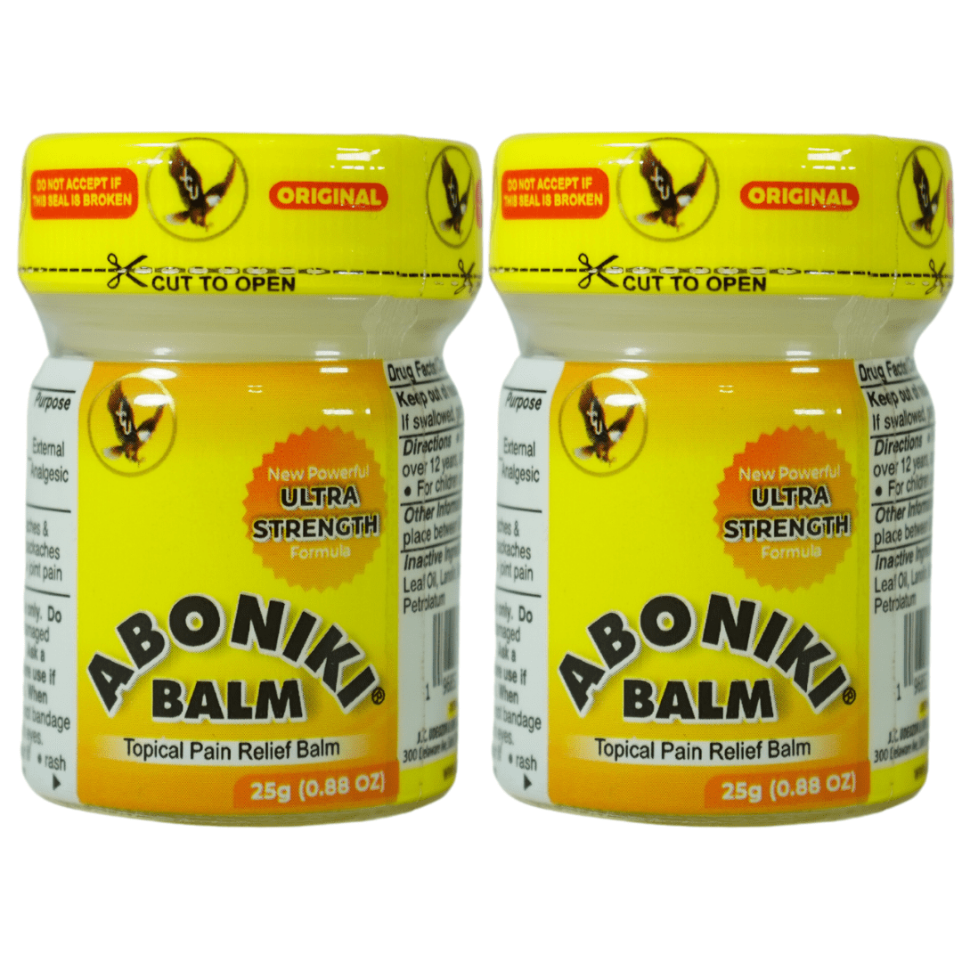 Aboniki Balm Ultra Strength (2 Glass Jars) – New Powerful and Fast ...