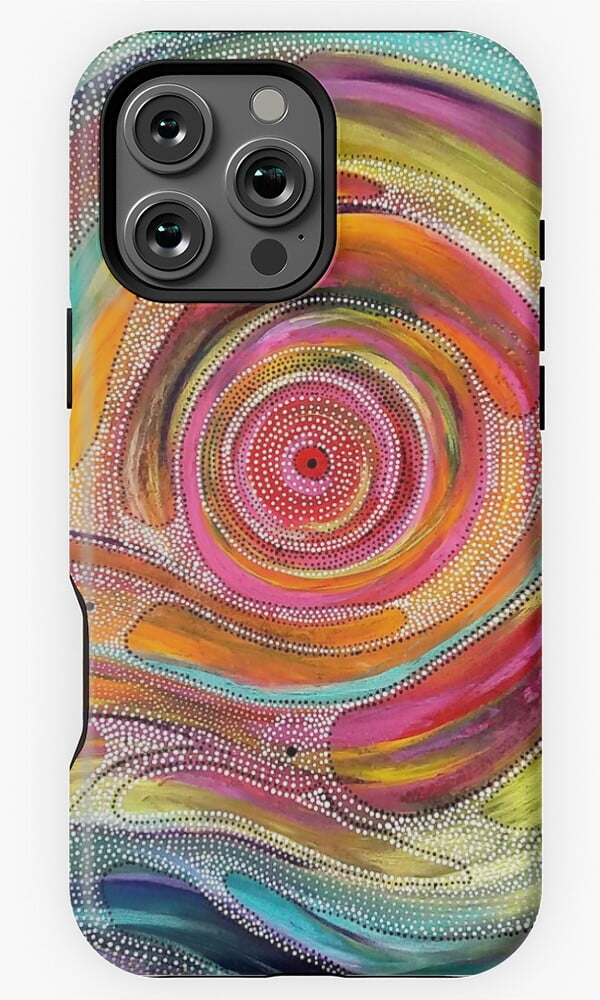 Aboriginal Art Abstract Circle Phone Case Compatible with iPhone 11 to ...
