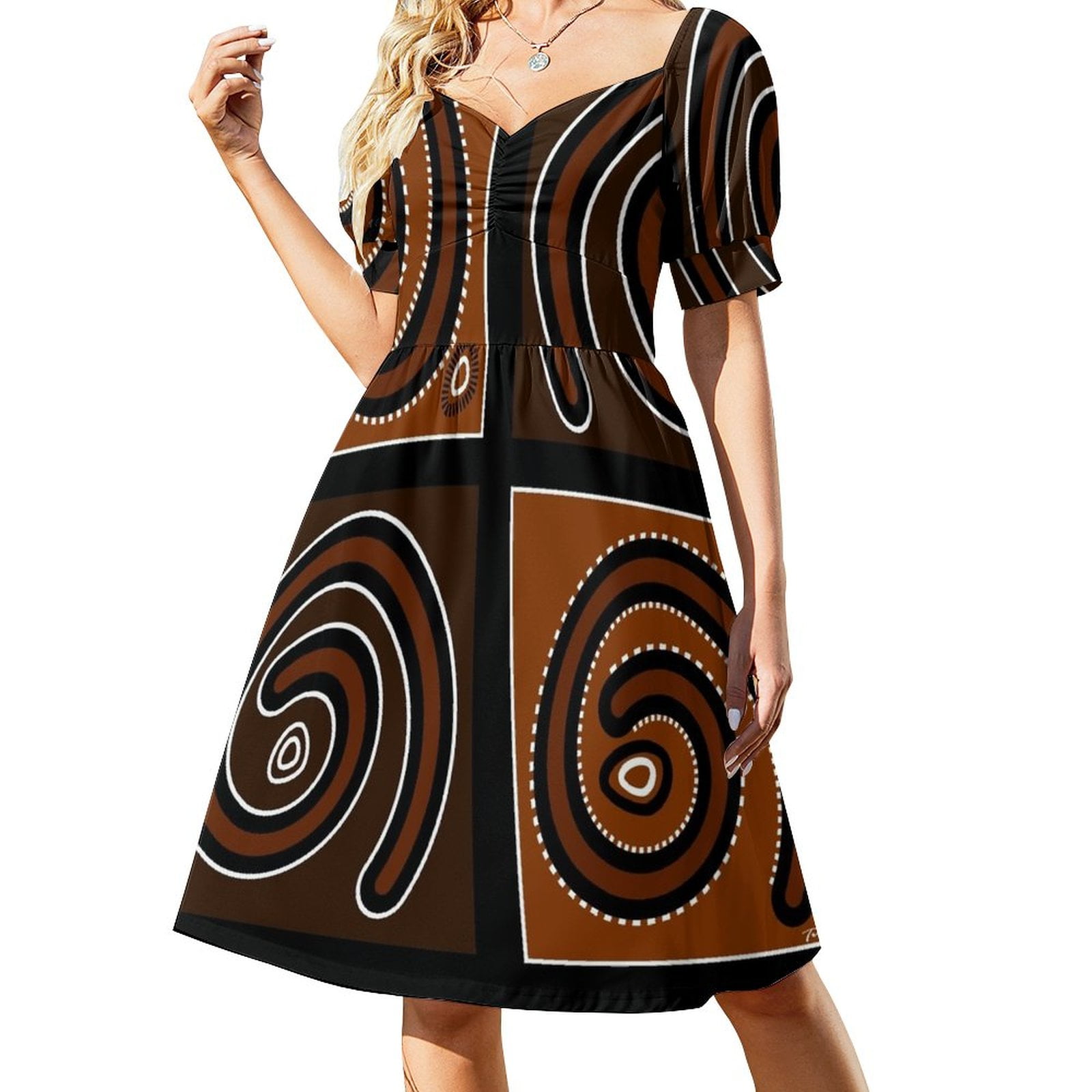 Aboriginal Art Inspiration Sleeveless Dress women's evening dress 2024 ...